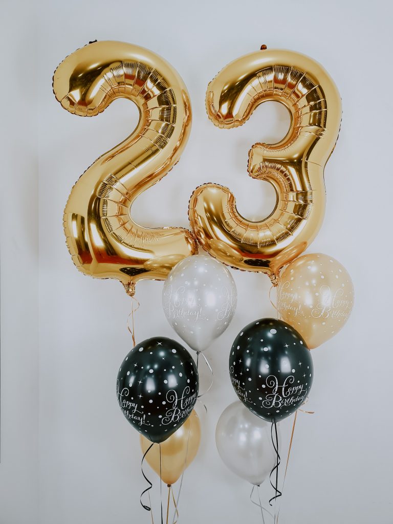 Feliz 23 Oro - Globo Mola